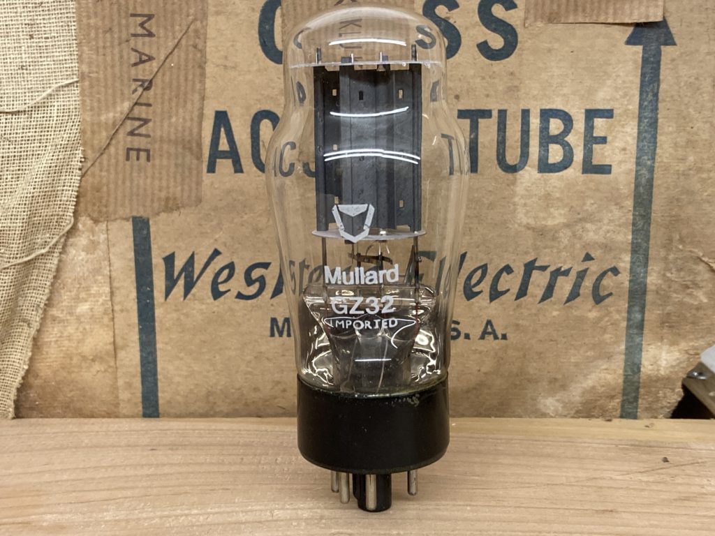 GZ32 5V4G CV593 Mullard La Radio Technique, true NOS, milspec, sub for ...