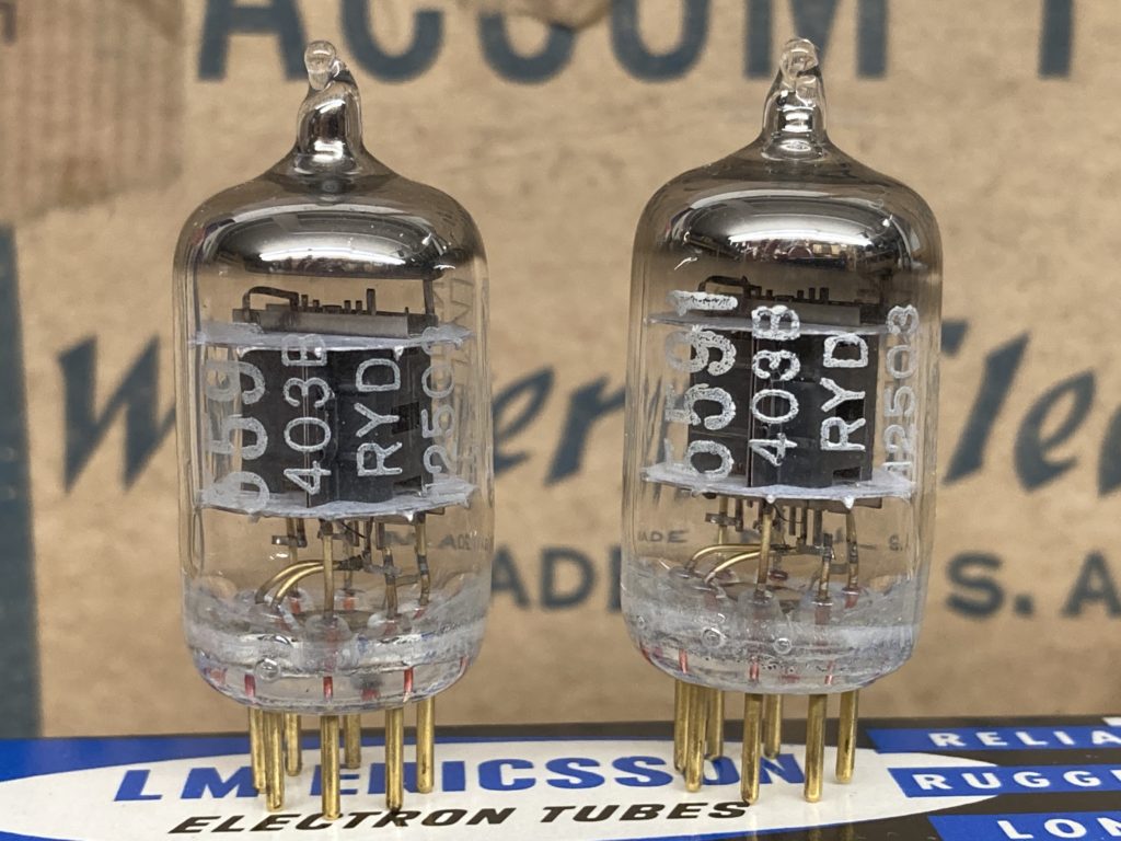 6AK5 5654 EF95 RT La Radio Technique, milspec, Suresnes made, Mullard M8100 design - Tubes ...