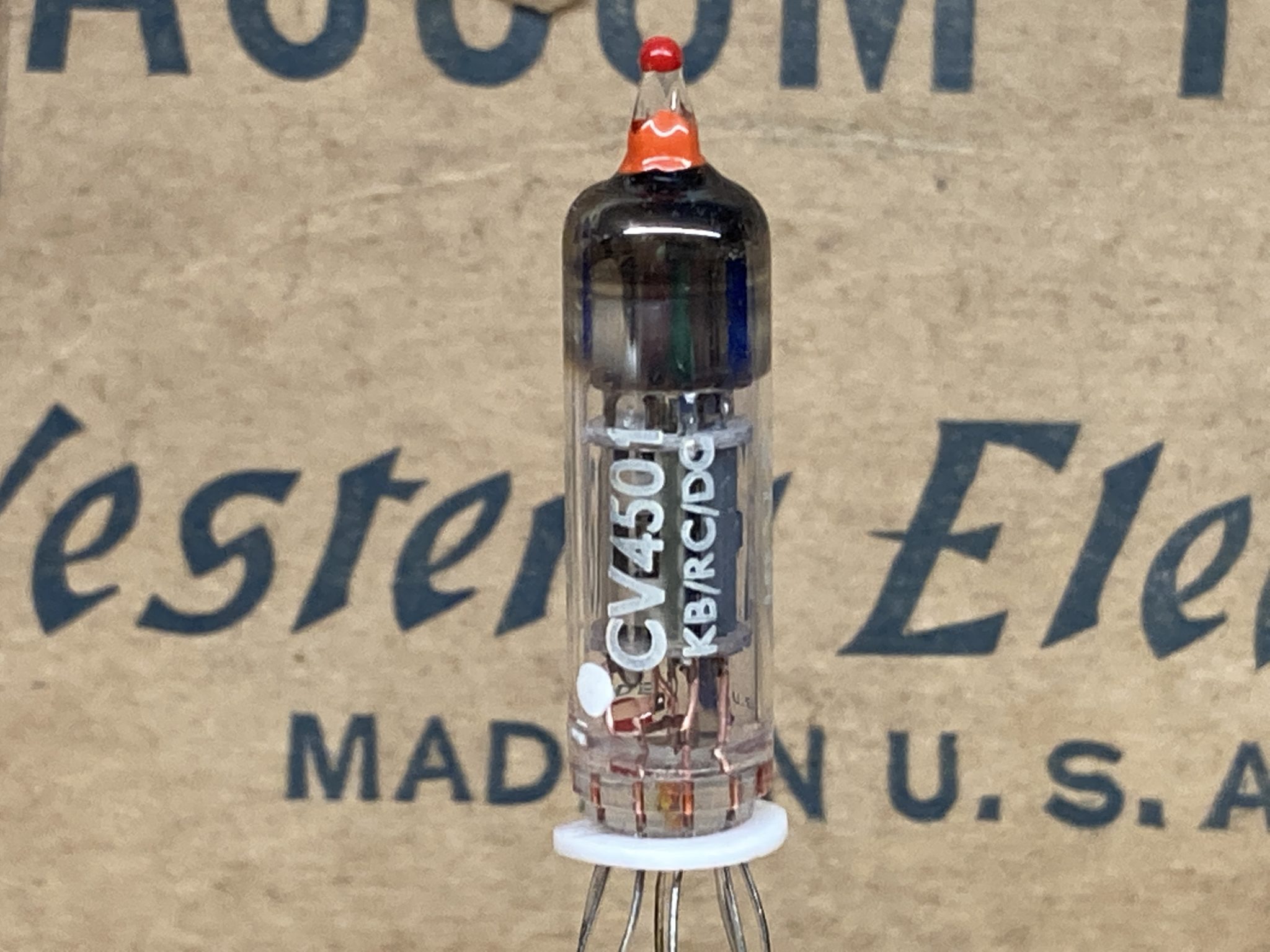 CV4501 EF732 5840 Mullard UK, NOS, milspec, perfect mic-tube, 5 pieces ...